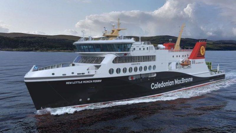 Lochmaddy Pier reopens after delayed completion of £15m upgrade - BBC News