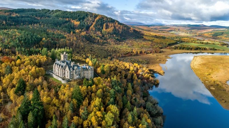 Rum's historic Kinloch Castle looks set to be sold - BBC News