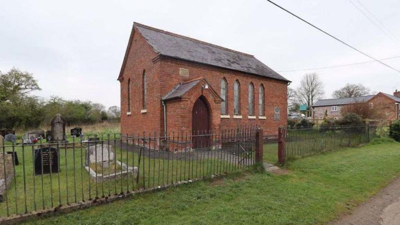 Former Shropshire chapel with graveyard could become family home - BBC News
