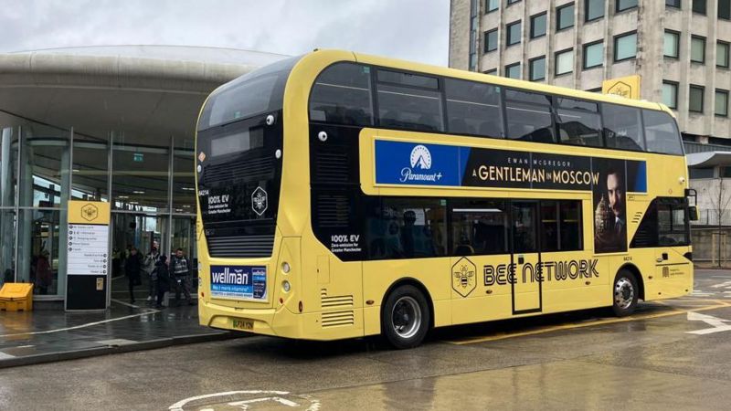 Greater Manchester: Bee Network bus rebrand cost more than £500k - BBC News