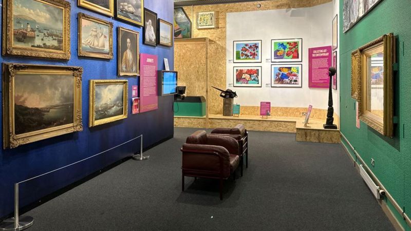 National Art Gallery Reopens At Manx Museum After Revamp Bbc News
