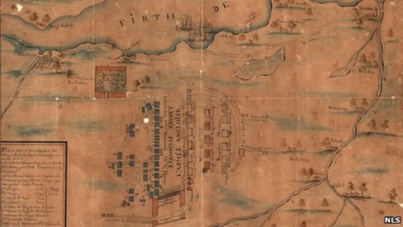 Culloden battle map going on display in Inverness - BBC News