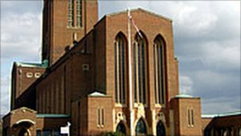 Guildford Cathedral marks 50th anniversary - BBC News