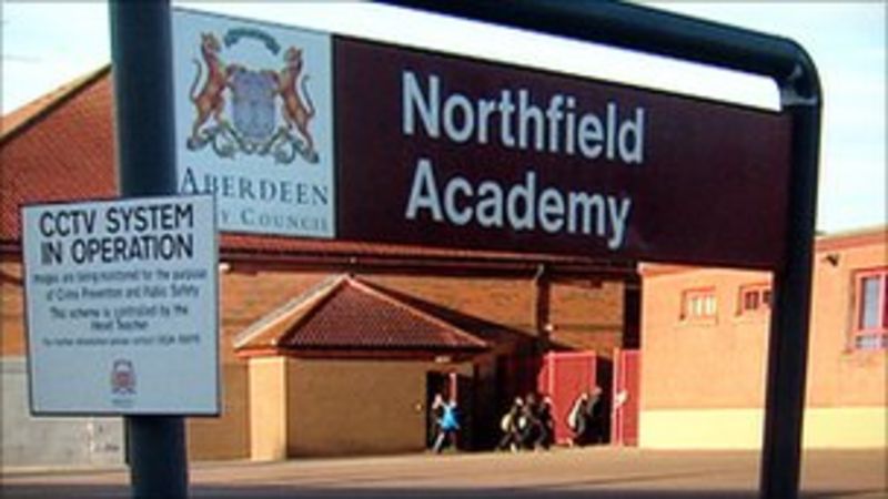 Vandals target Aberdeen's Northfield Academy - BBC News