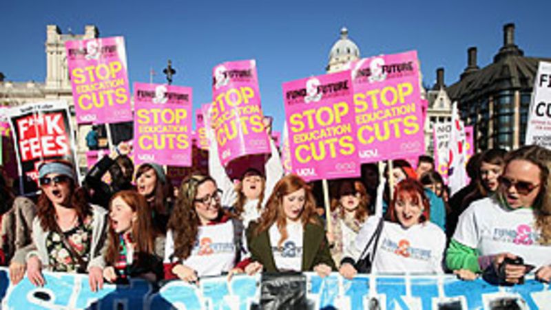 What changed the student apathy? - BBC News