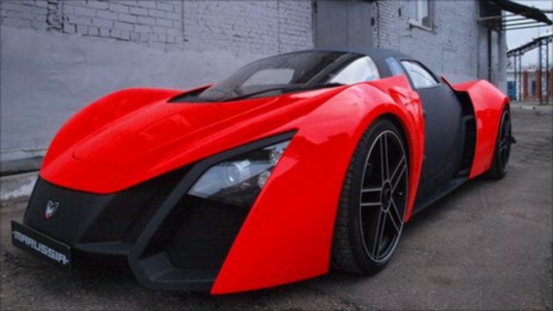 Russian supercar Marussia challenges Ferrari and Lamborghini - BBC News