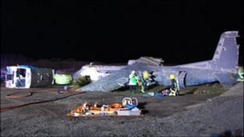 'Lessons learnt' from Guernsey Airport crash drill - BBC News