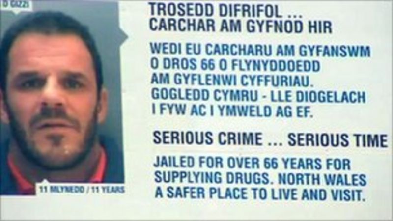 Rhyl gangster John Gizzi in police poster campaign - BBC News