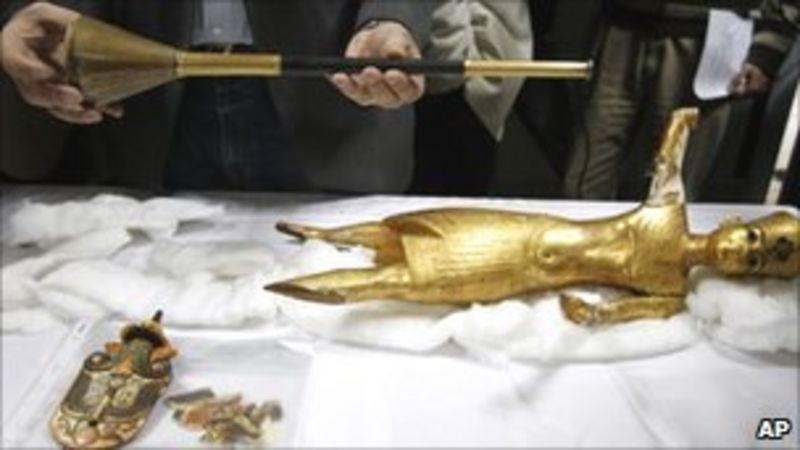 Recreating the sound of Tutankhamun's trumpets - BBC News