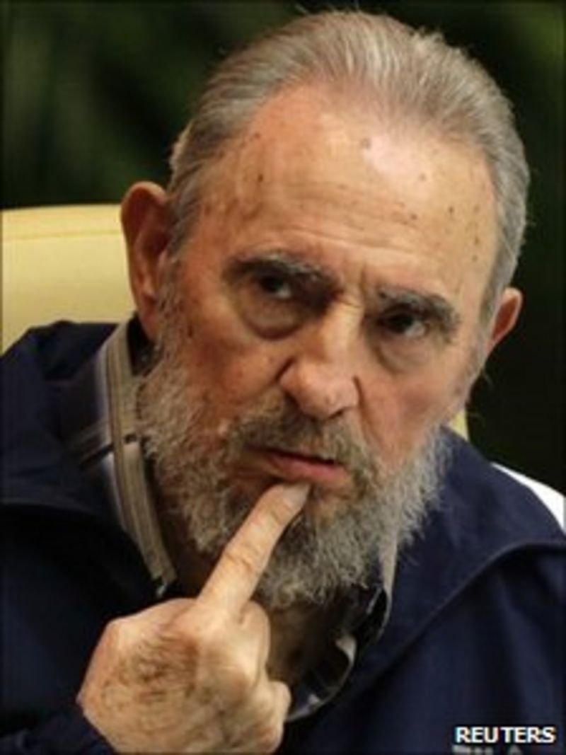Fidel Castro supports brother Raul at Cuba Congress - BBC News