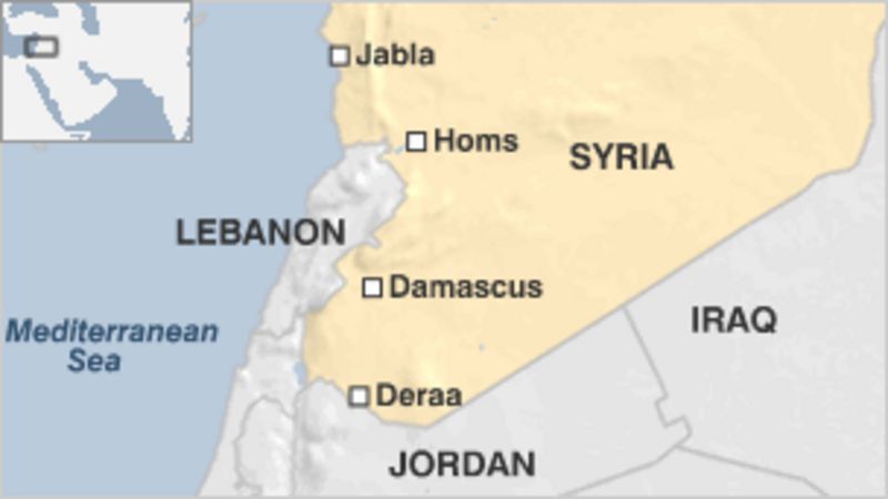 Syrian army 'attacks protest city of Deraa' - BBC News