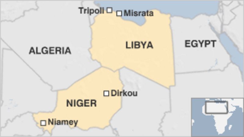 Niger calls for aid for those fleeing Libya conflict - BBC News
