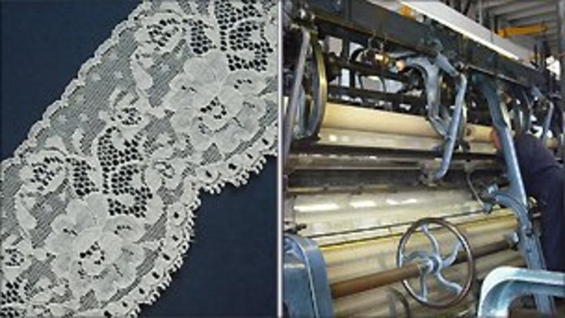 Derbyshire lace used in Kate Middleton's wedding dress - BBC News
