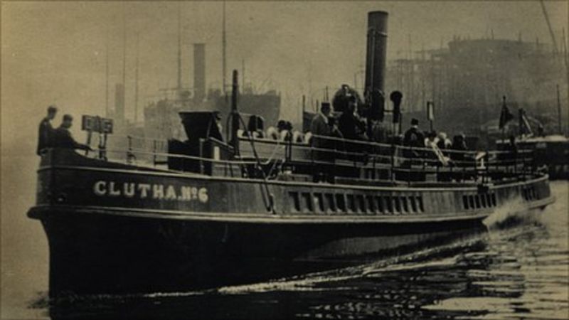 Govan ferry's return steeped in history - BBC News