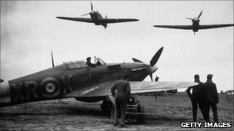 Spitfire down: The WWII camp where Allies and Germans mixed - BBC News