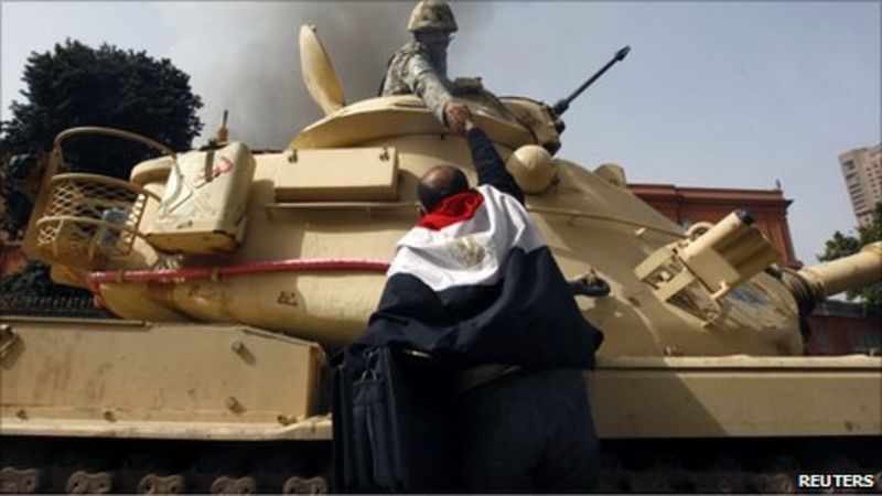 Arab Spring: Nature of armies decisive in revolutions - BBC News