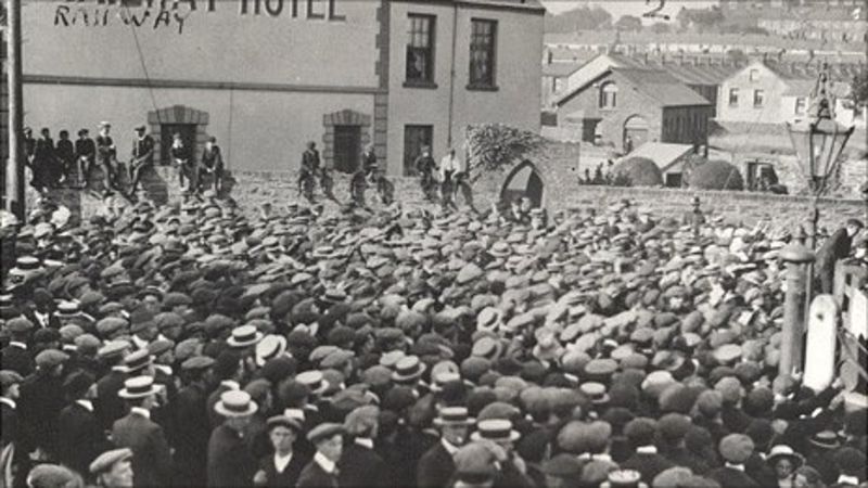 Llanelli's 'forgotten' riot - 100 years ago - BBC News