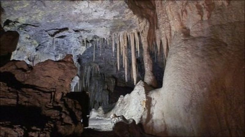 Best stalactites cave in Scotland is kept secret - BBC News
