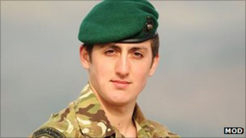Funeral of marine David Fairbrother held in Blackburn - BBC News