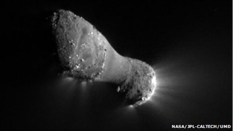 Comet's water 'like that of Earth's oceans' - BBC News