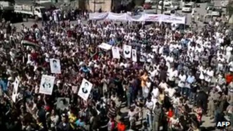 Syria uprising: UN says protest death toll hits 3,000 - BBC News