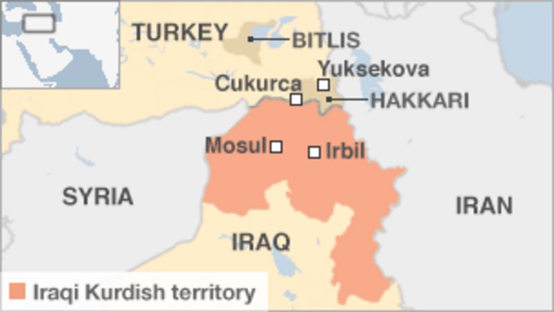 Turkish forces 'kill 49 Kurdish rebels' - BBC News
