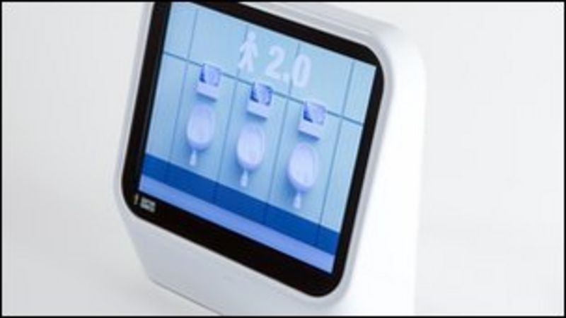Toilet gaming technology targets urinal boredom - BBC News