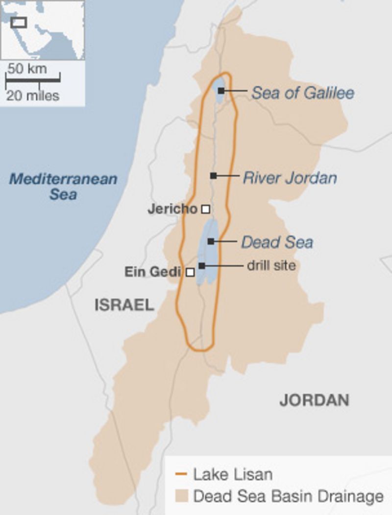 Cores reveal when Dead Sea 'died' - BBC News