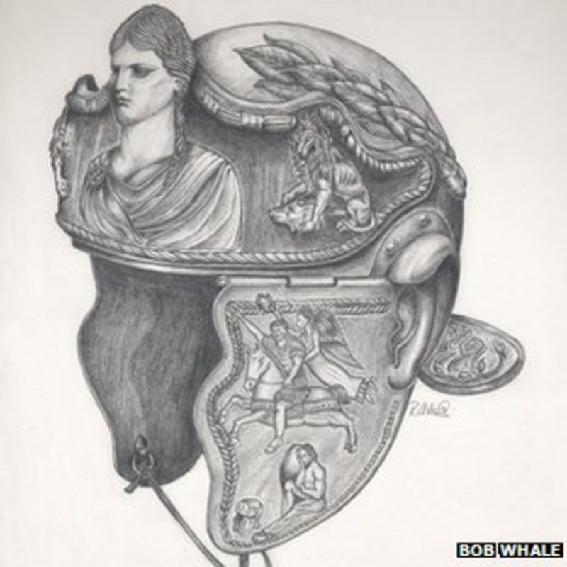 Hallaton helmet unveiled after nine-year restoration - BBC News