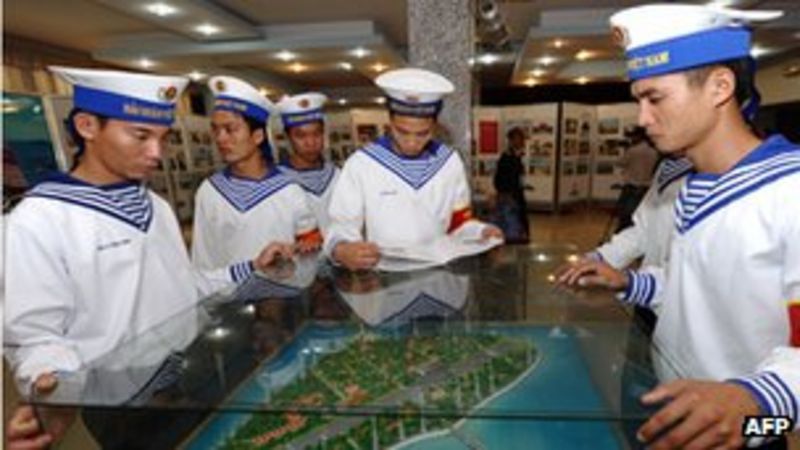 Vietnam's navy unveils first home-made warship - BBC News