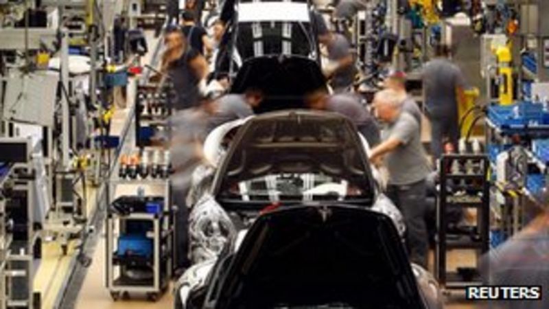 German industrial production surges in March - BBC News