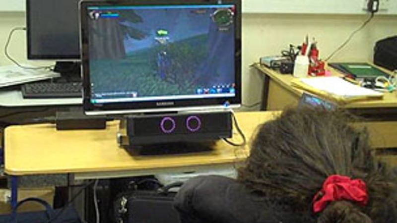 Eye-controlled computer games for disabled children - BBC News