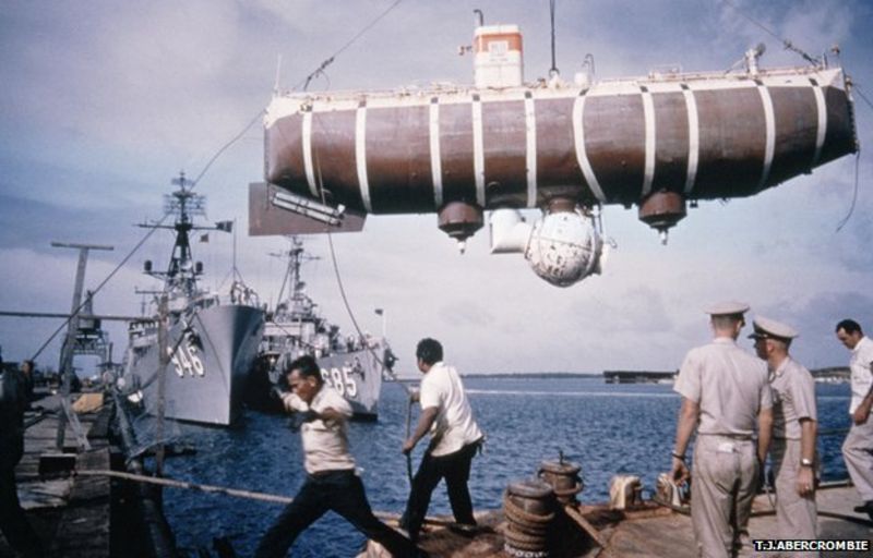 James Cameron gets ready to dive to the Mariana Trench - BBC News