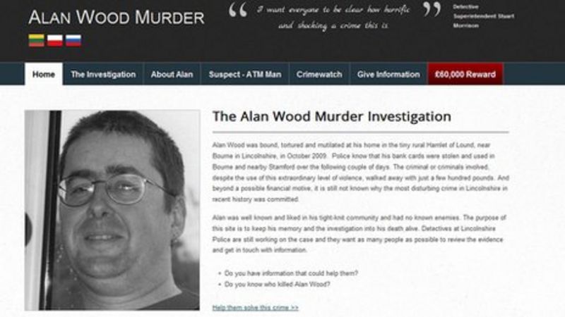 Alan Wood death: 'New leads' in 2009 'disturbing murder' - BBC News
