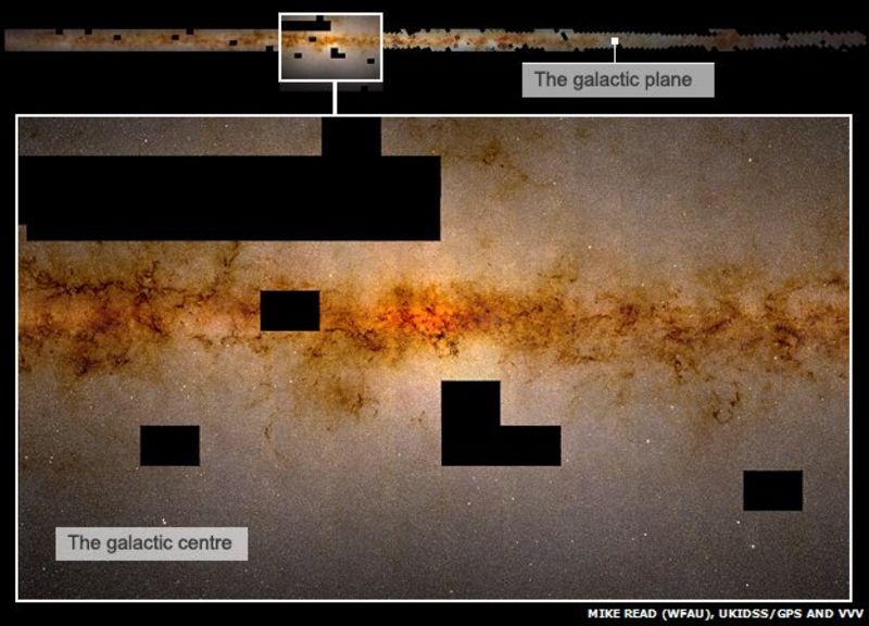 Picture captures a billion stars - BBC News