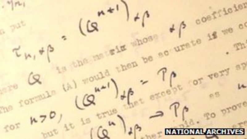 Alan Turing papers on code breaking released by GCHQ - BBC News