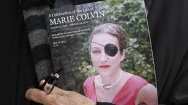 Marie Colvin: Tributes paid to 'heroic' journalist - BBC News