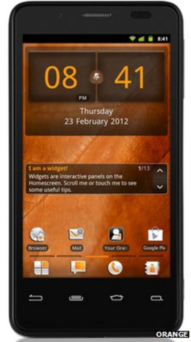 Intel-based smartphone unveiled by Orange for UK and France - BBC News