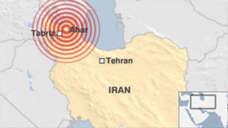 Iran earthquakes leave scores dead in Tabriz region - BBC News