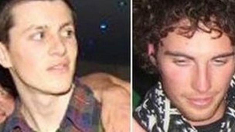 Memorial for Lewis Darroch and Callum Mackay held - BBC News