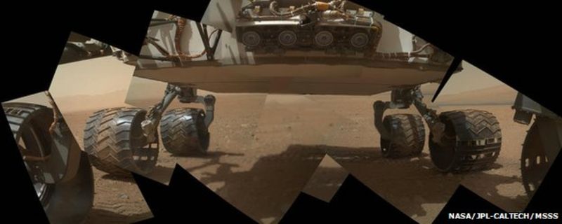 Curiosity Mars rover to 'drive, drive, drive' - BBC News