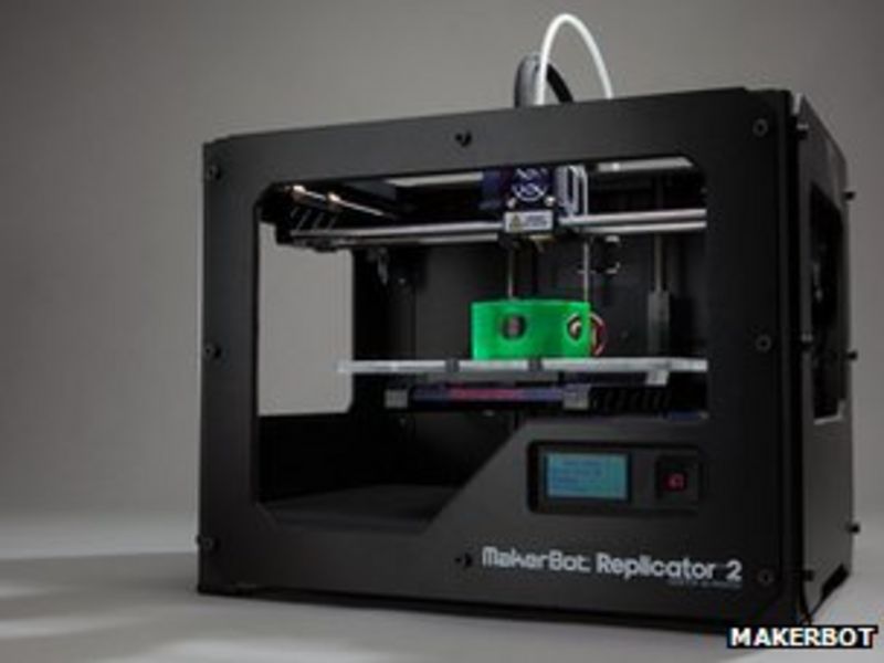 Replicator maker talks up 3D printing tech - BBC News