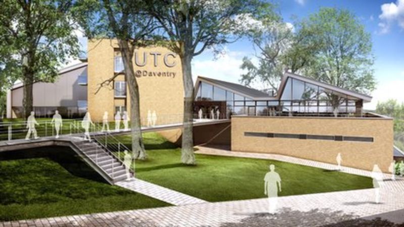 Work begins on Daventry's £10m University Technical College - BBC News