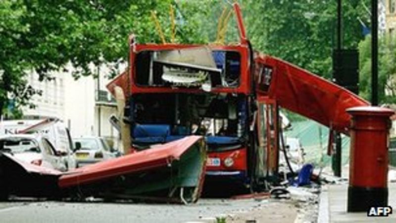 Suspected arson on 7/7 tribute bus 'Spirit of London' - BBC News