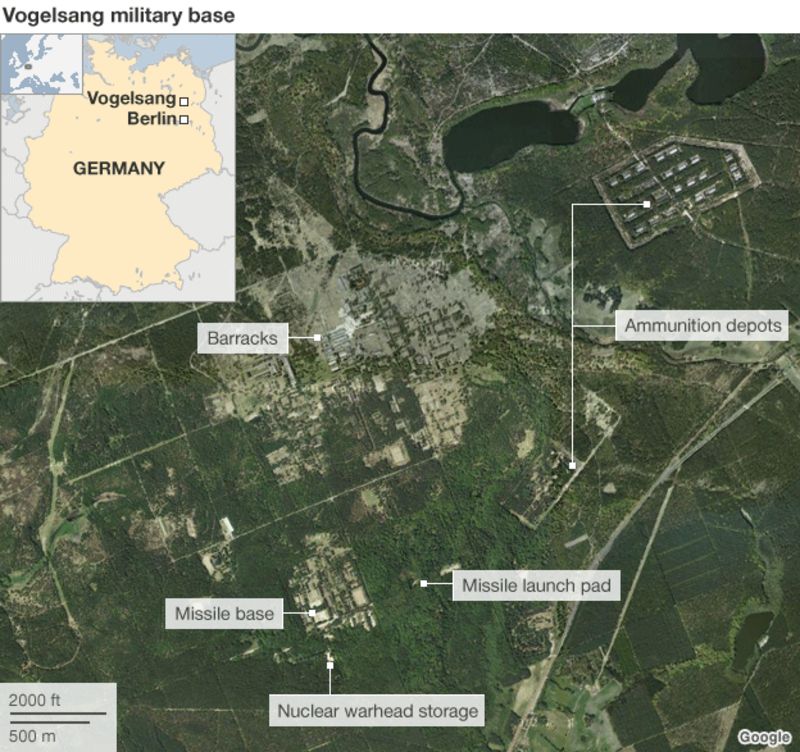 A Soviet missile base in Germany that spy planes never saw - BBC News