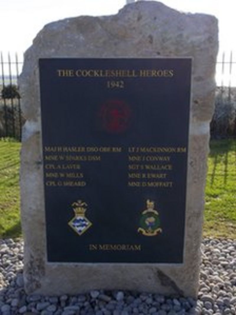 Cockleshell Heroes honoured with Royal Marines Museum memorial - BBC News