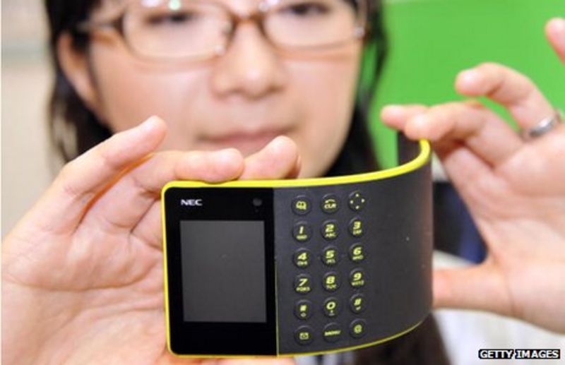 Bend me, shape me: Flexible phones 'out by 2013' - BBC News