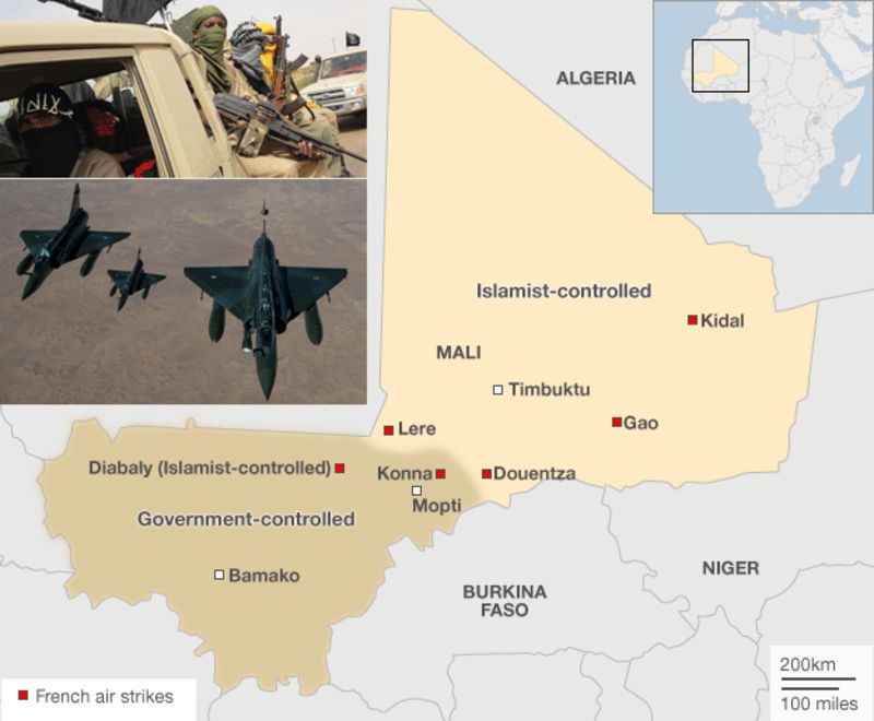 Mali conflict: UN backs France's military intervention - BBC News