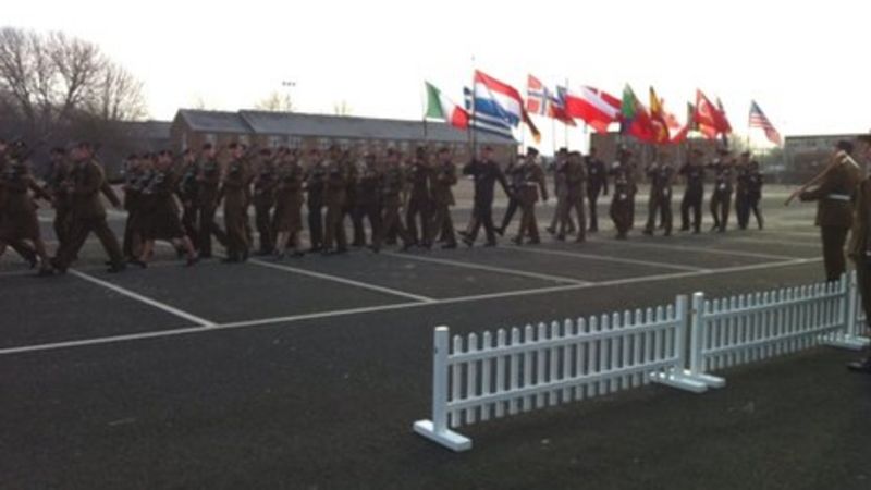 ARRC parades in Gloucester to mark NATO role for 2013 - BBC News