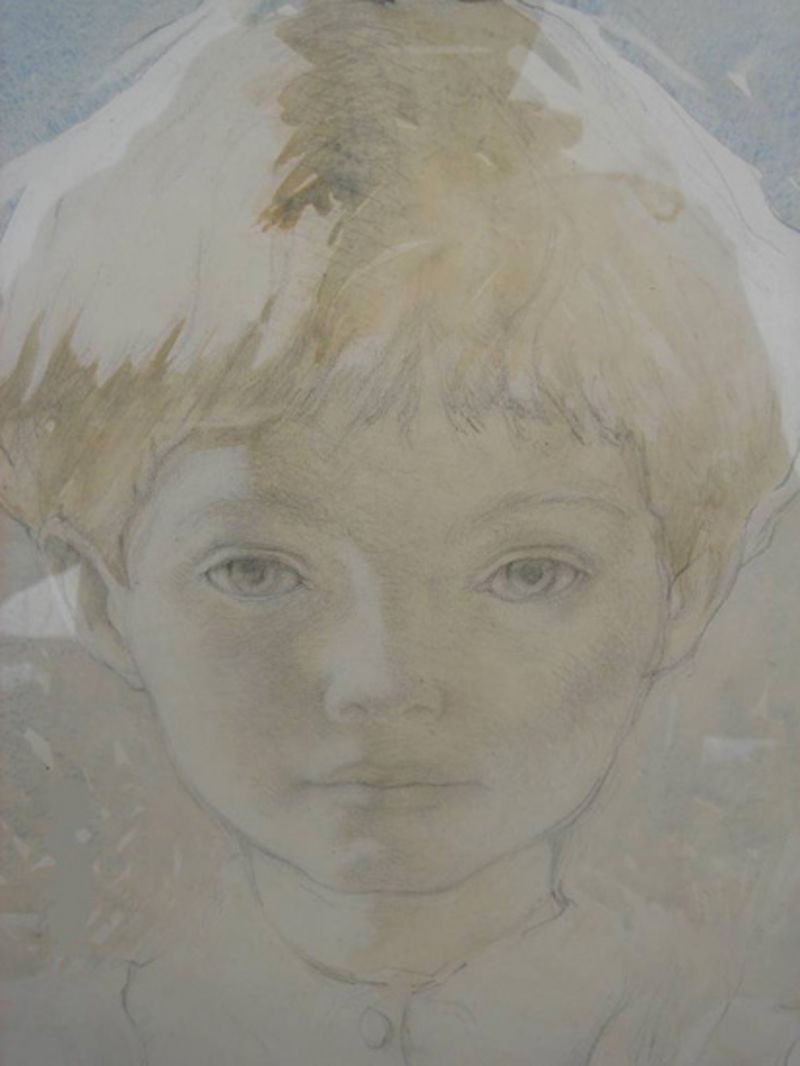 Elsi Eldridge: Art work by wife of RS Thomas on show - BBC News